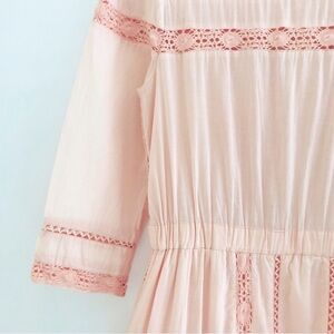 Tularosa | Dresses | Tularosa Payton Pink Crochet Lace Mini Dress ...